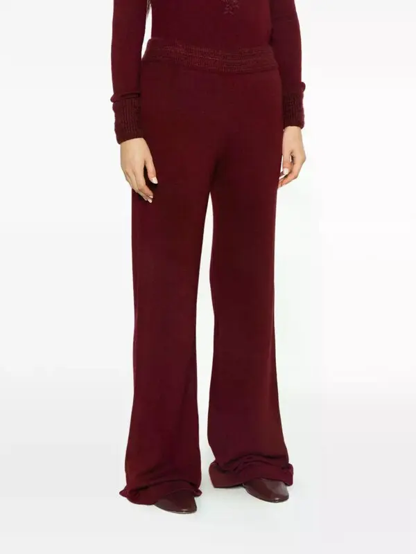 Ermanno Scervino Fine-knit Flared Trousers