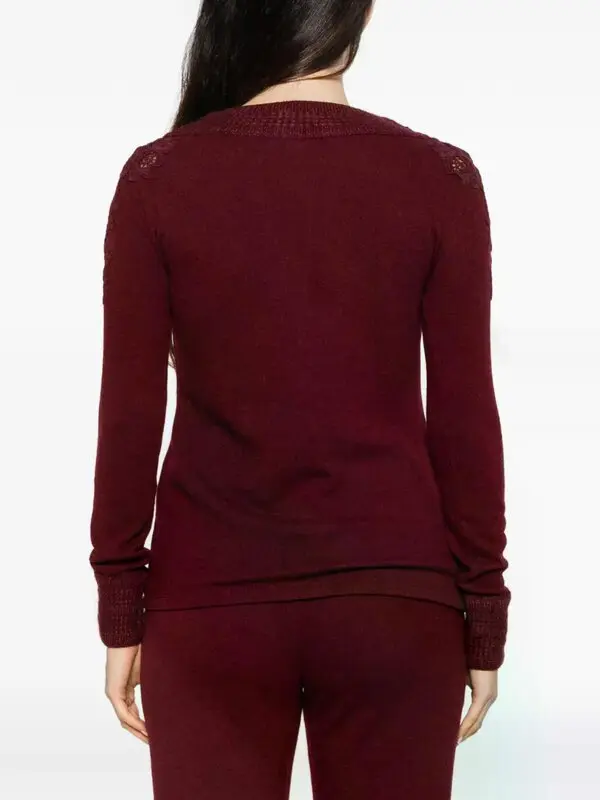 Ermanno Scervino Lace-embellished Sweater