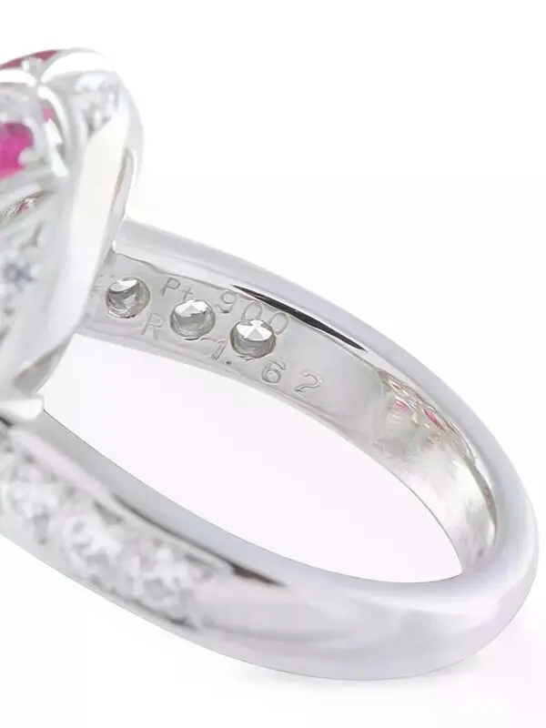 LB EXCLUSIVE Embellished Ruby And Diamond Ring
