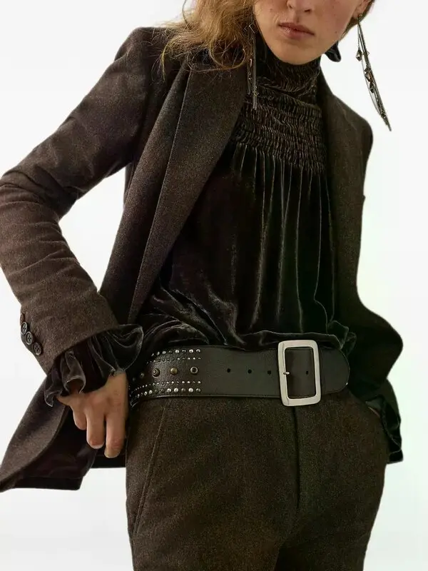 Polo Ralph Lauren Stud-embellished Leather Belt