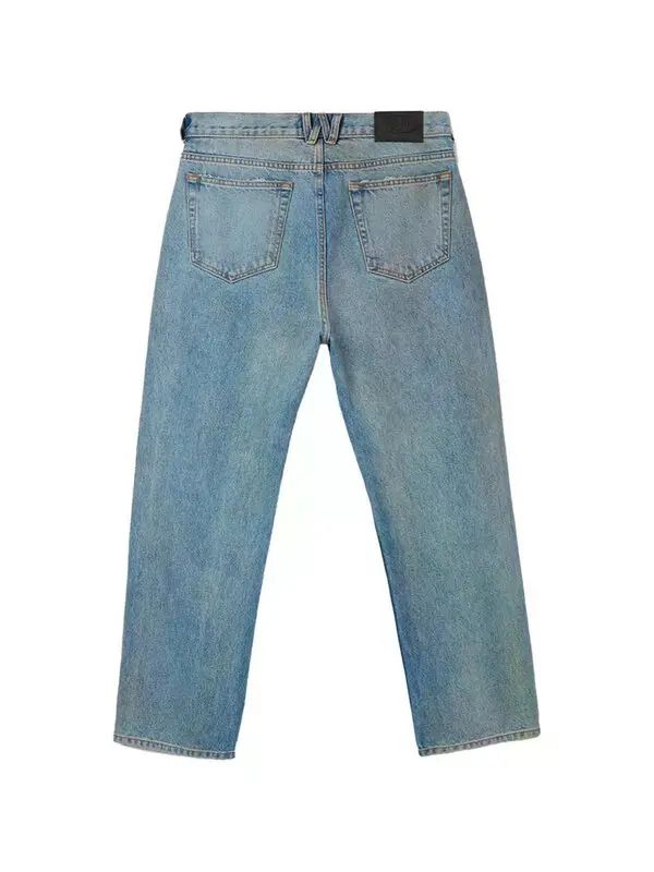 WILLY CHAVARRIA Chente Faded Straight-leg Jeans