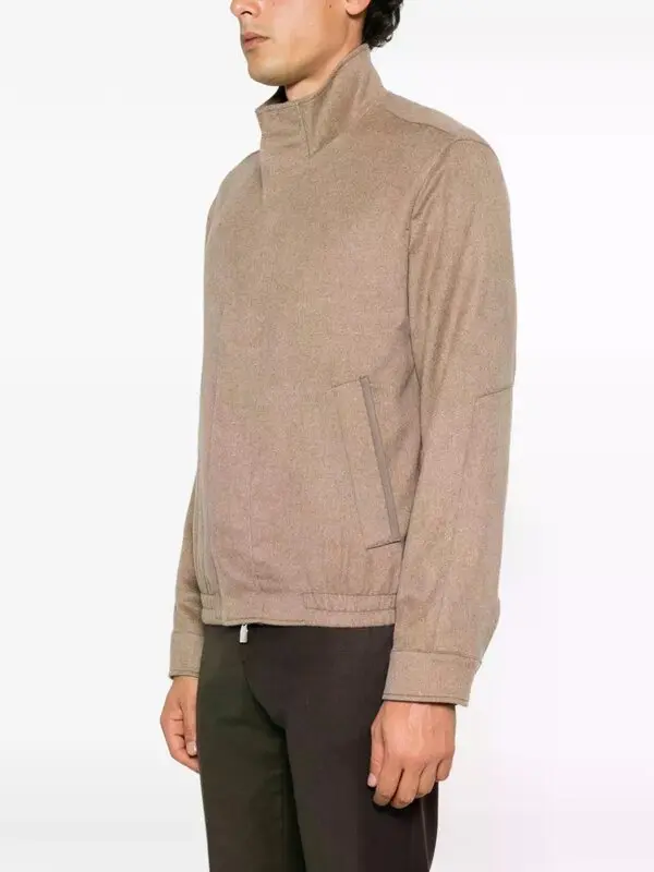 JACOB COHЁN High-neck Elasticated-hem Jacket