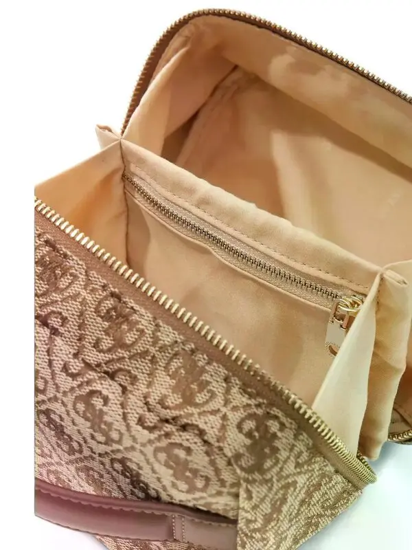 Guess Jacquard Logo-pattern Beauty Case