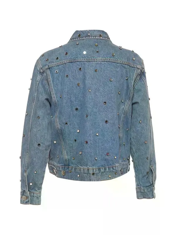 Sandro Embellished Denim Jacket