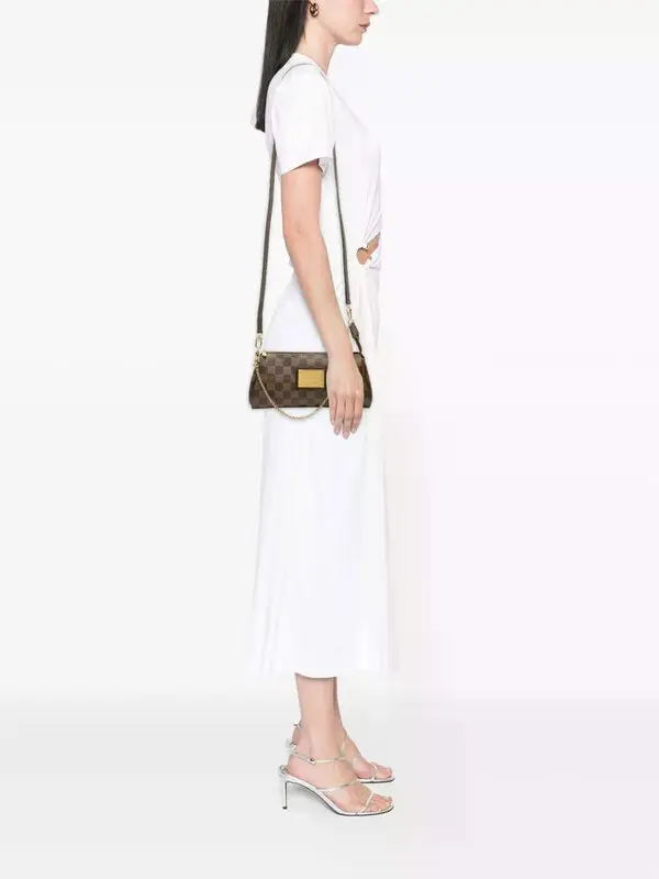 LOUIS VUITTON 2011 Damier Ebene Eva Satchel