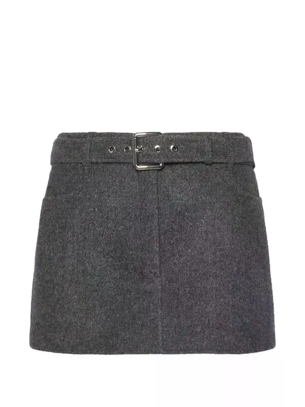 Sportmax Belted-waist Mini Skirt