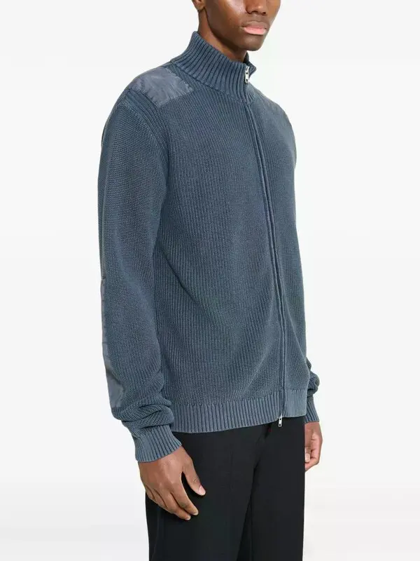 STOCKHOLM SURFBOARD CLUB Voy Zip-up Cardigan - Blue