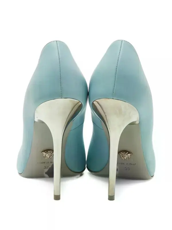 Versace Medusa Pointed Toe Pumps