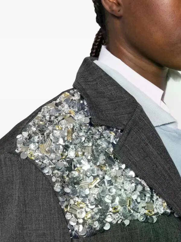Plan C Sequin-embellished Jacket