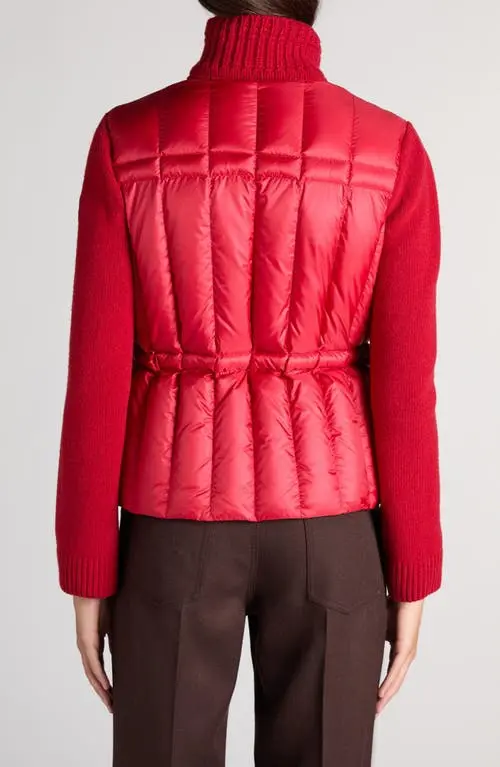 Moncler Mixed Media Wool & Cashmere Cardigan