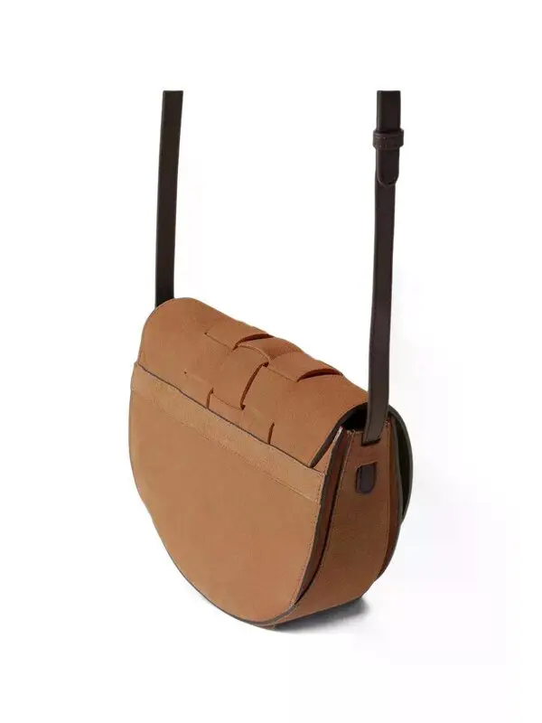 Hereu Sinia Interwoven Suede Cross Body Bag
