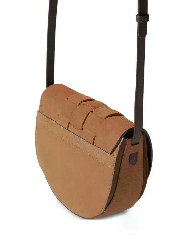 Hereu Sinia Interwoven Suede Cross Body Bag
