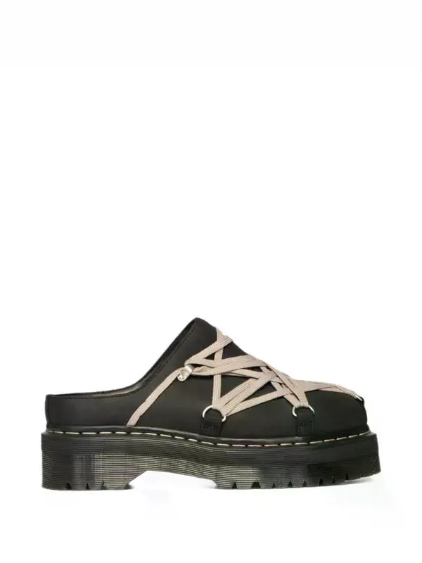 Rick Owens Dr. Martens Quad Sole Megalace Mules
