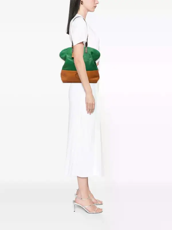Fendi 2010-2026 Medium Leather 2bag Colorblock Tote Bag