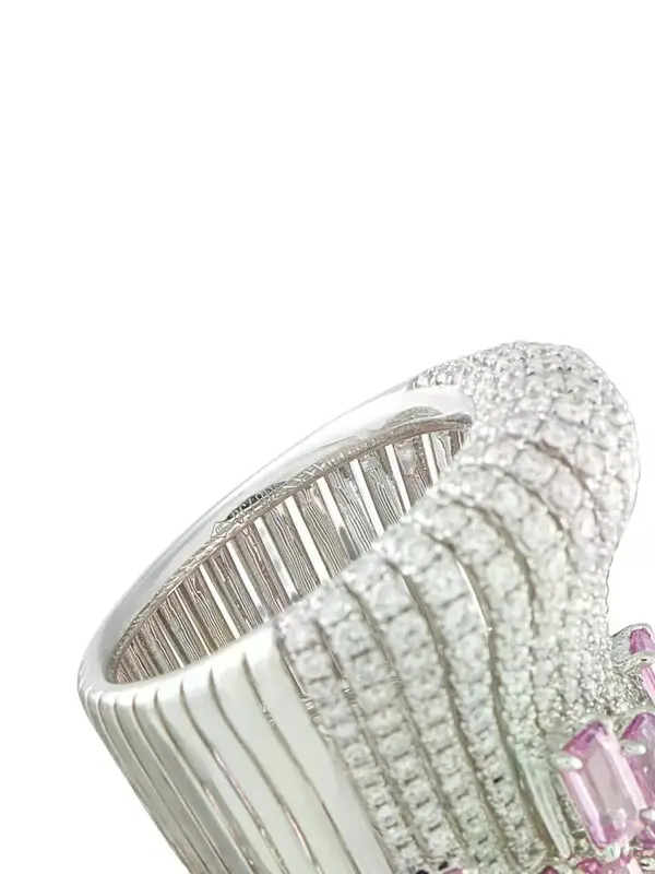 LB EXCLUSIVE Pink Sapphire And Diamond Ring