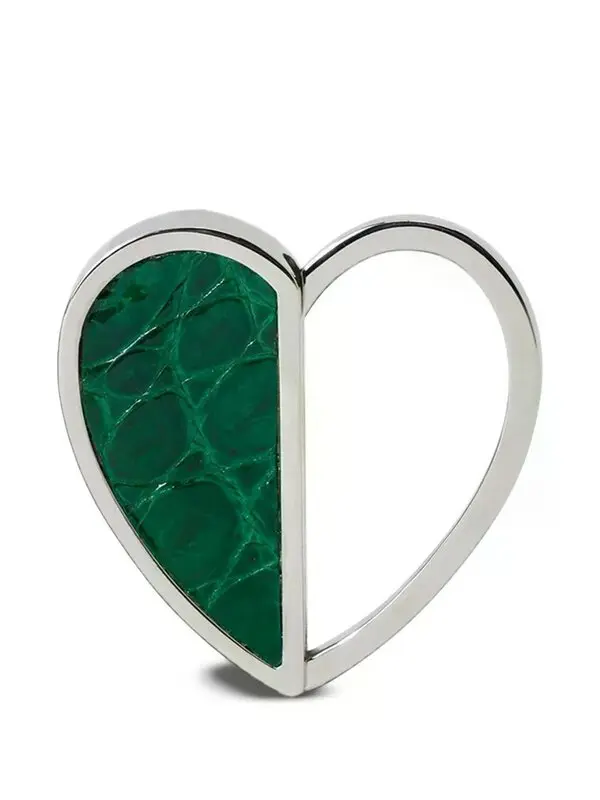 KWANPEN Heart-shaped Crocodile-effect Bag Charm