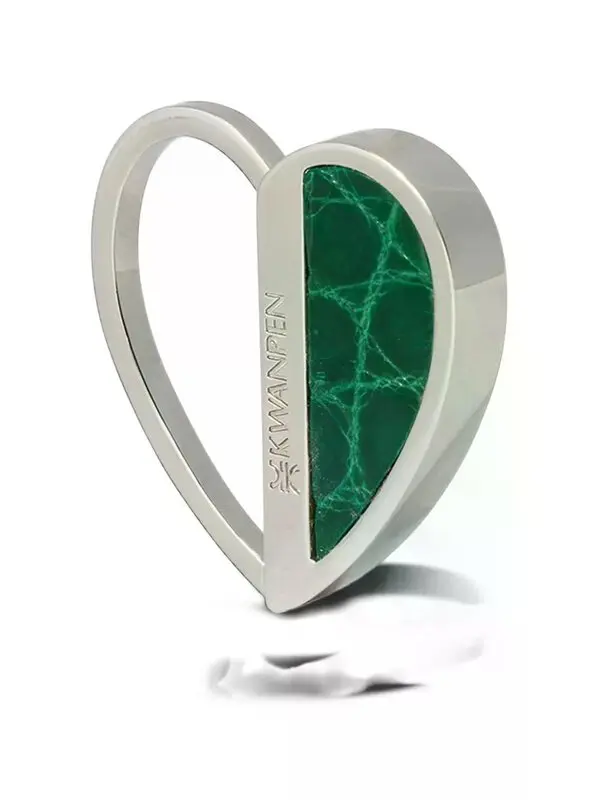 KWANPEN Heart-shaped Crocodile-effect Bag Charm