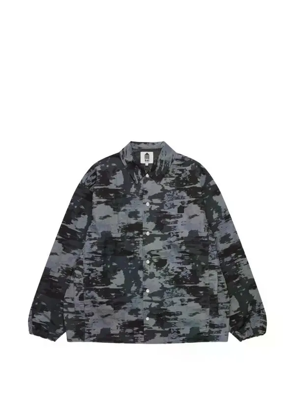 DOVER STREET MARKET Abstract-print Press-stud Shirt Jacket