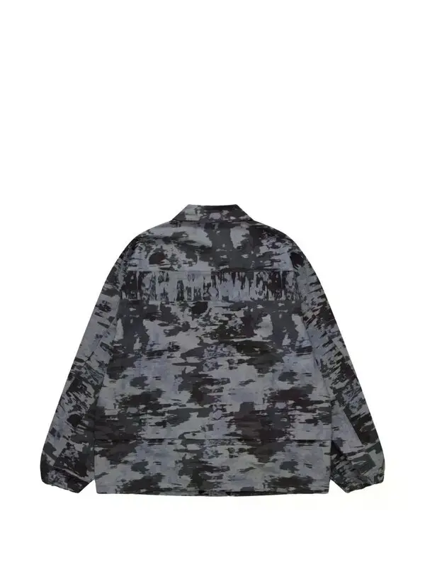 DOVER STREET MARKET Abstract-print Press-stud Shirt Jacket