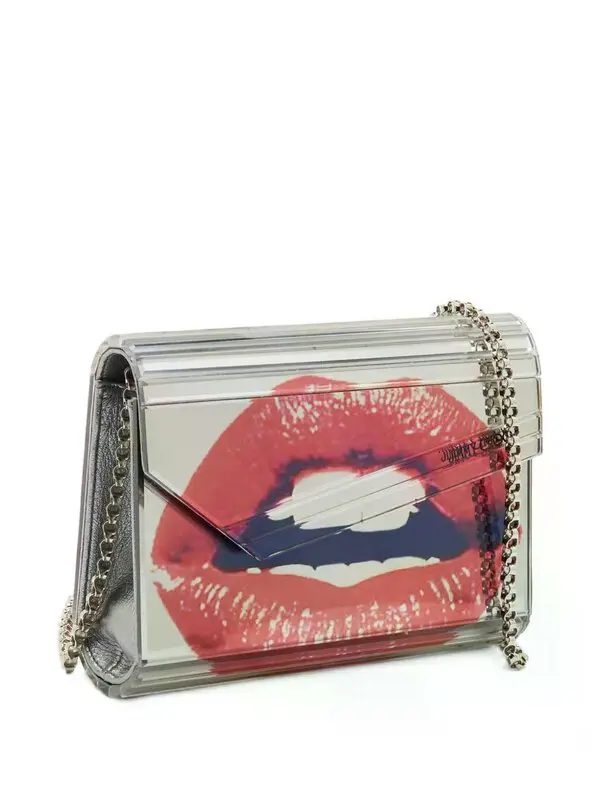 JIMMY CHOO Candy Lips-print Cross Body Bag
