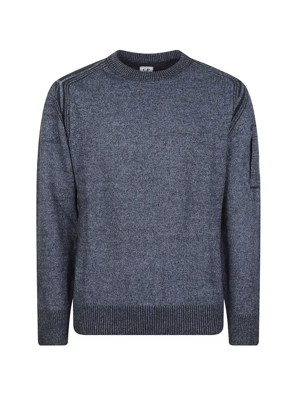 C.P. COMPANY Wool Blend Crewneck Sweater - Multicolor