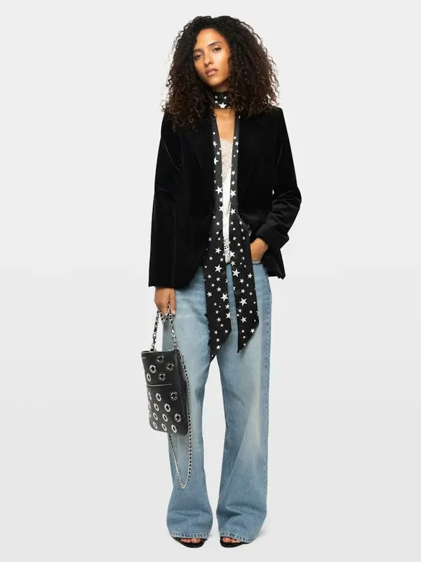 Zadig&Voltaire Silky Stars Scarf