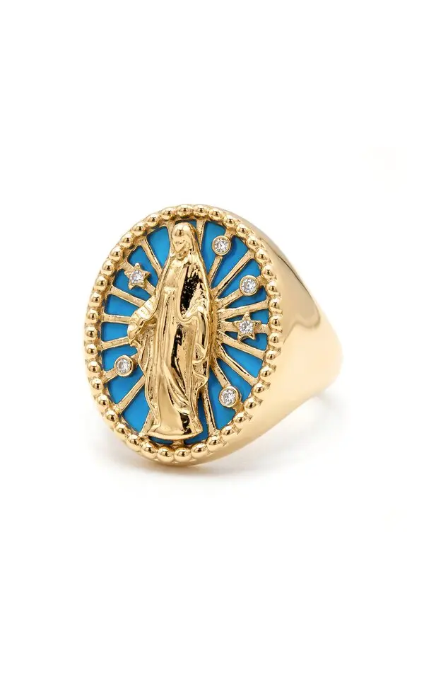 L'ATELIER NAWBAR Virgin Mary Radiant Ring - Multi