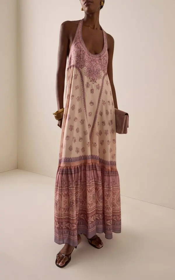 Zimmermann Radiance Silk Maxi Dress