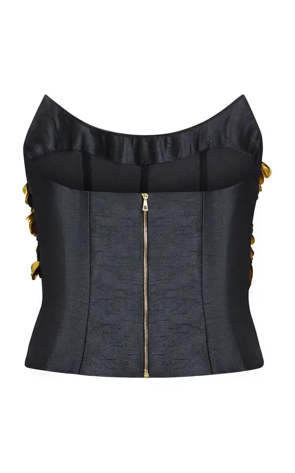MARKARIAN Lily Sequined Draped Top