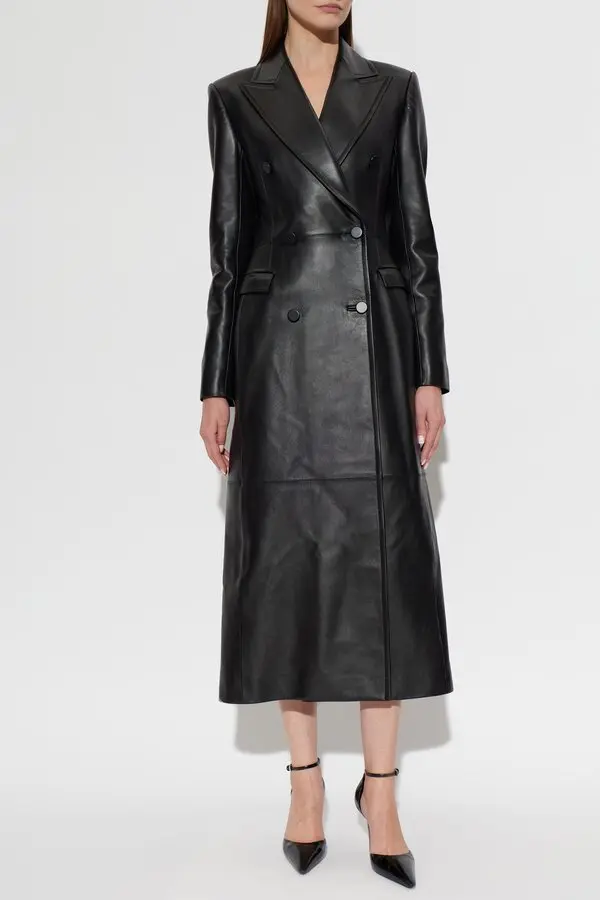 Alaïa Leather Coat