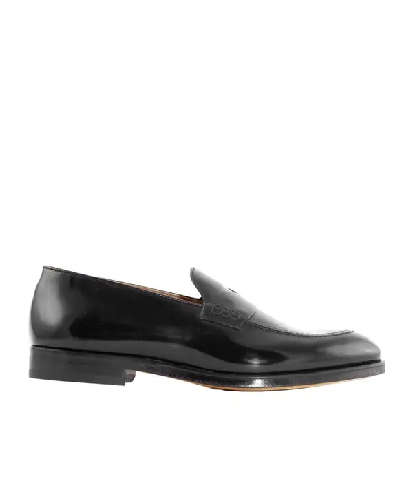 DOUCAL'S Glossy Penny Loafers