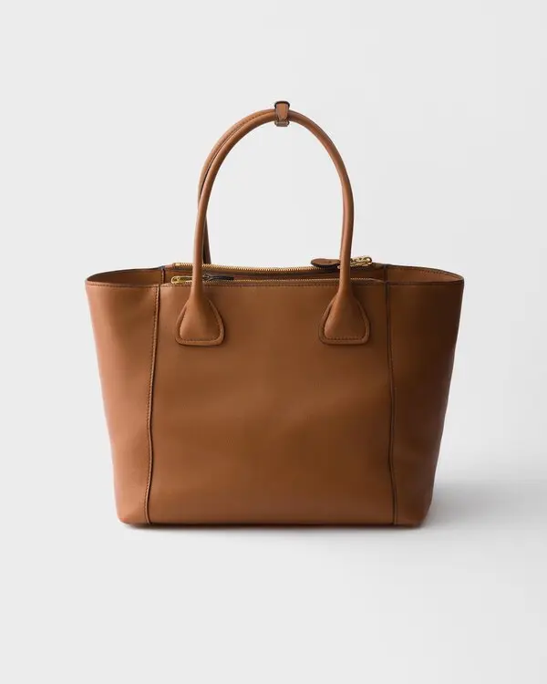 Prada Large Leather Tote Bag