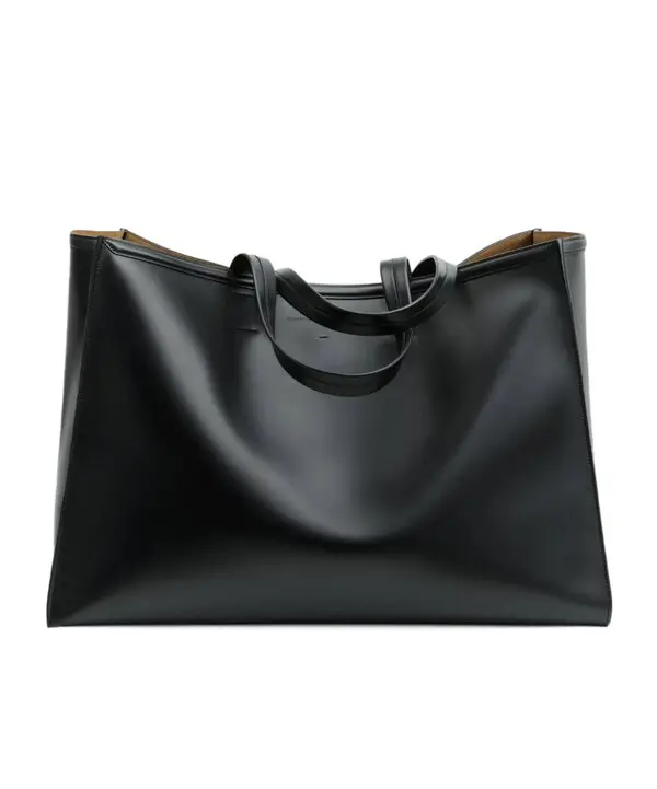 Phoebe Philo Oversized Leather Tote - Black