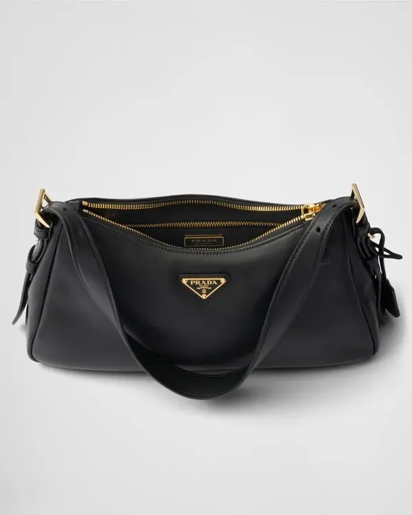 Prada Aimee Medium Leather Shoulder Bag