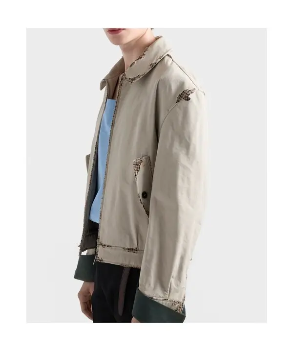 Prada Bonded Devoré Cotton Jacket
