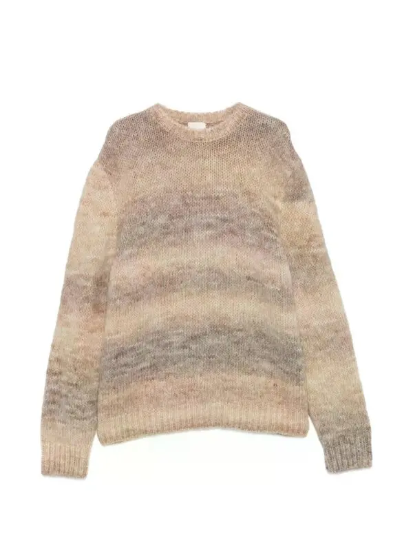 A.p.c. Gradient-effect Knitted Sweater - Neutrals