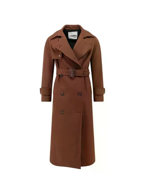 HEVO Rivabella Double-breasted Belted Trench Coat