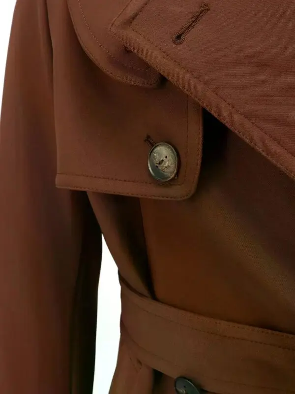 HEVO Rivabella Double-breasted Belted Trench Coat