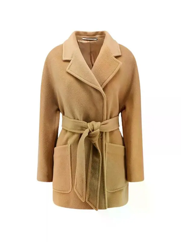 Tagliatore Denise Belted Notch-lapel Coat