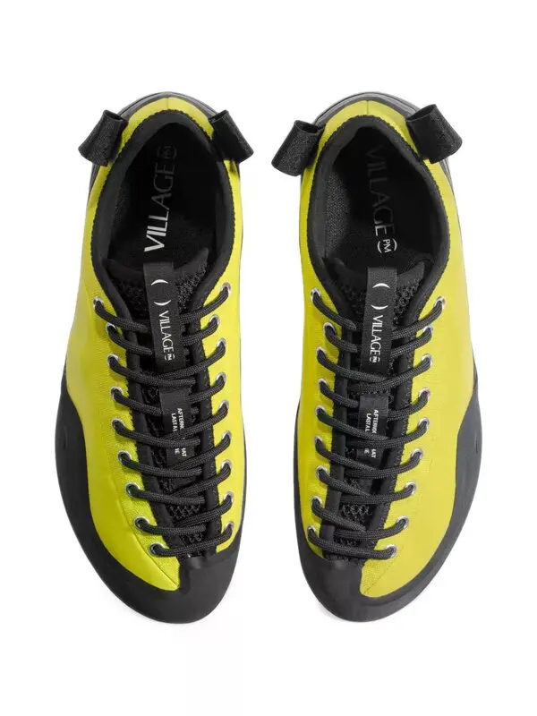 VILLAGE PM Grained Leather Sneakers