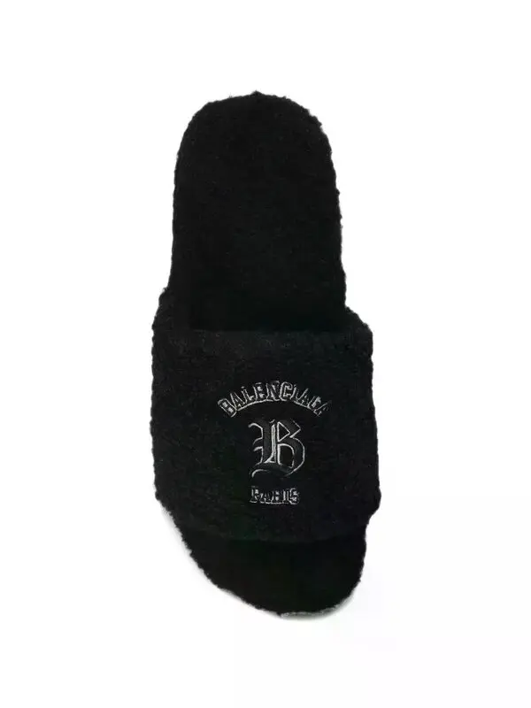 Balenciaga Furry Open Mules