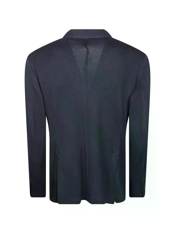 MANUEL RITZ Double-breasted Blazer - Blue