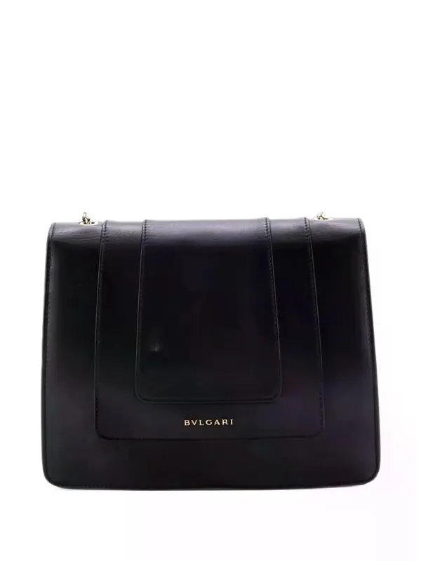 BVLGARI Serpenti Forever Square Leather Medium Shoulder Bag