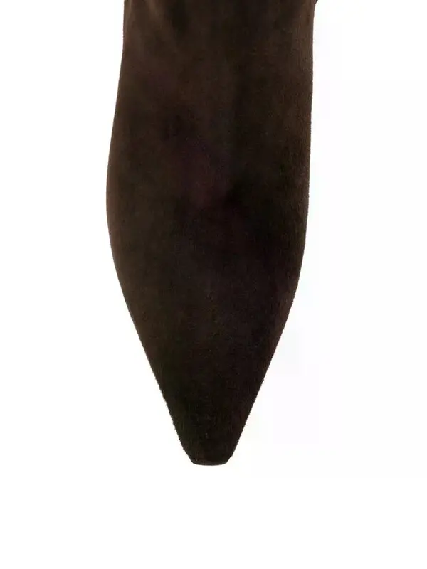 Premiata Pointed-toe Suede Ankle Boots