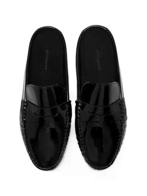 Gimaguas Patent Leather Slip-on Mules