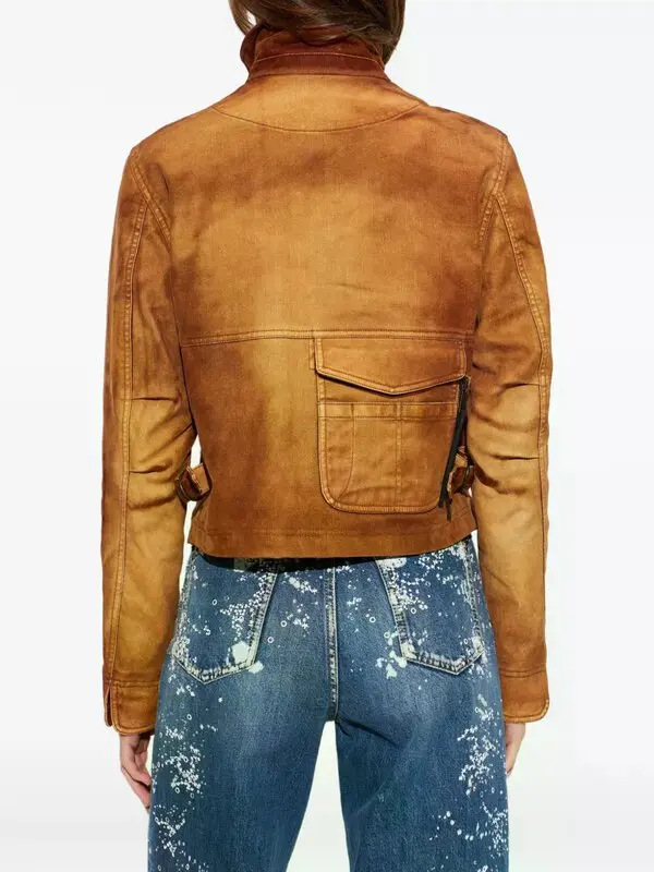 Dsquared2 High-neck Denim Jacket