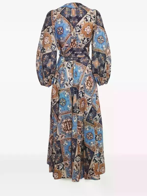 Zimmermann Alight Wrap Midi Dress
