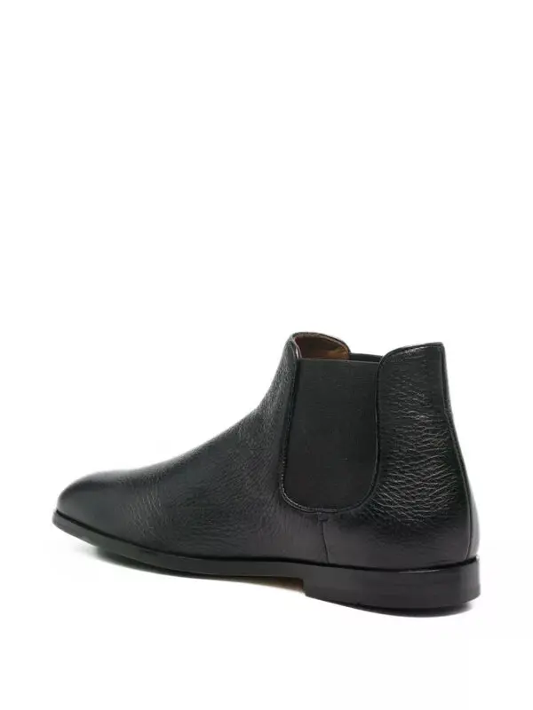 DOUCAL'S Grained Leather Chelsea Boots