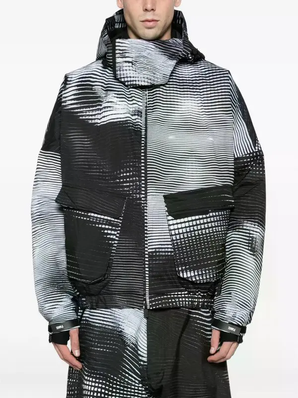 Templa Dysydent Vector-print Bomber Jacket