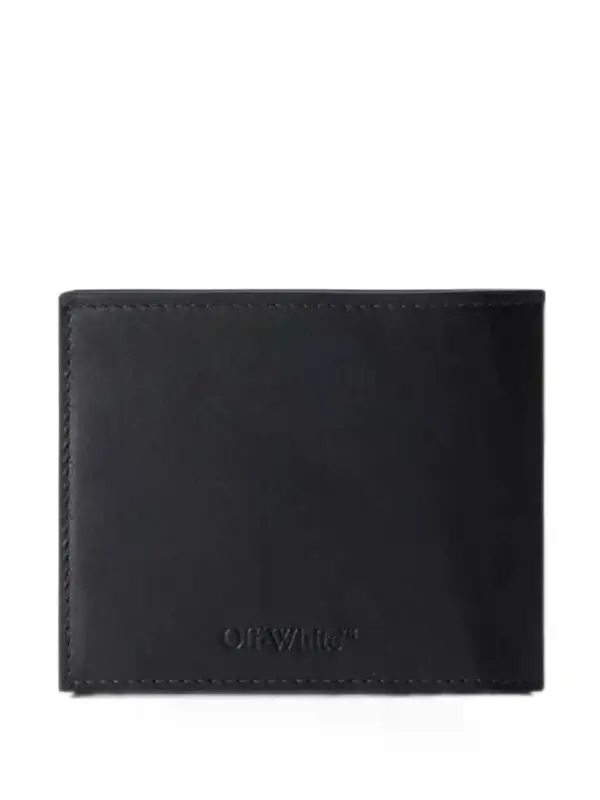 Off-White Bookish Logo-print Bifold Wallet - Black